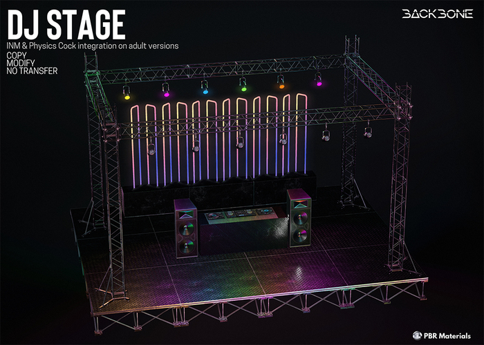 Second Life Marketplace - BackBone DJ Stage - DJ Only